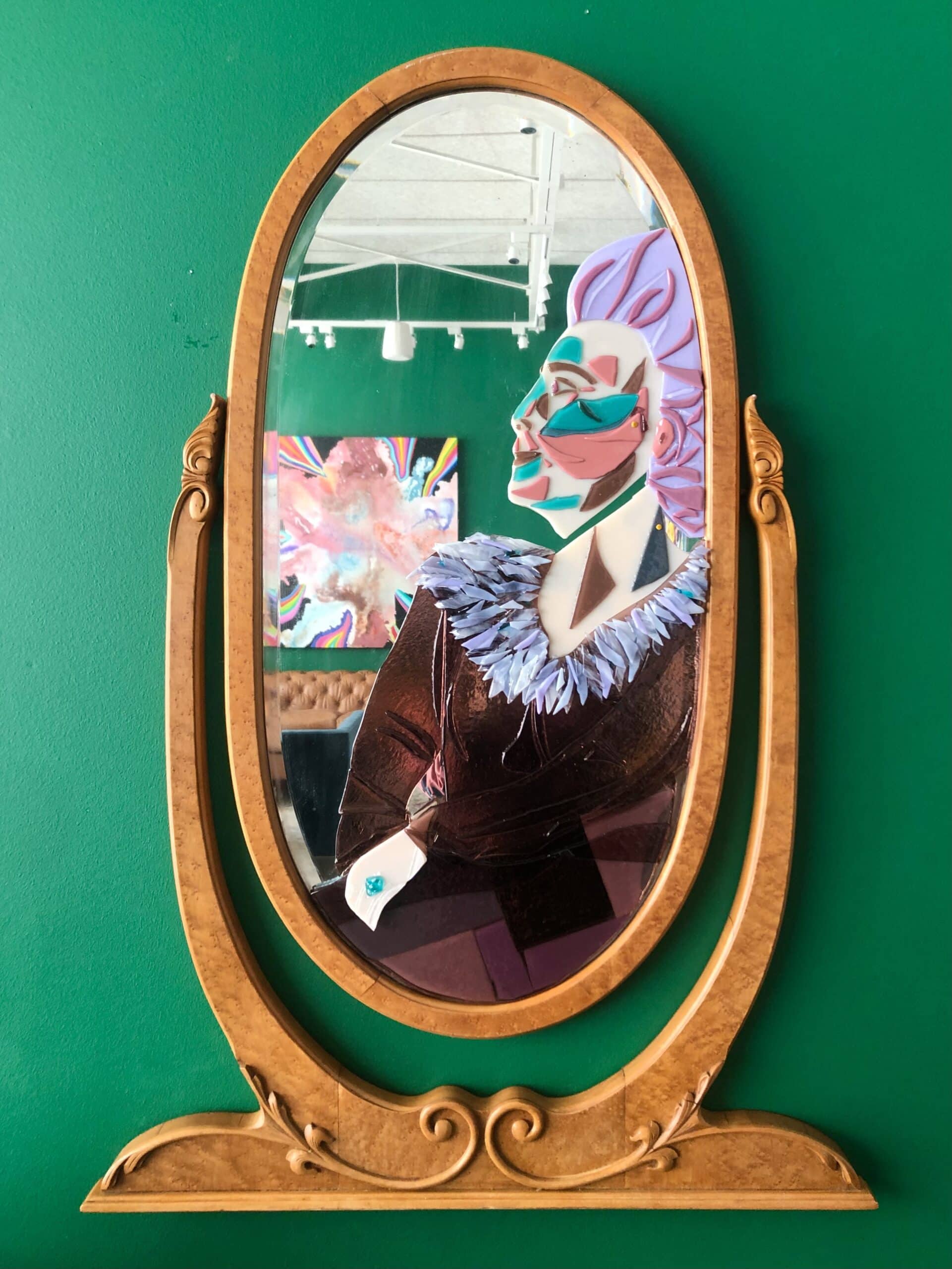 Appreciating the beauty in your reflection through glass mirrors